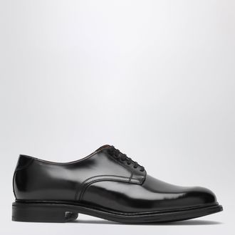 Berwick 1707 Schwarze Derby-Schuhe aus Leder