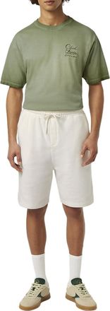 Scotch & Soda Mens Seasonal core-Logo Regular fit Sweatshort, Swan, L