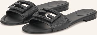 Fendi Pantoletten schwarz