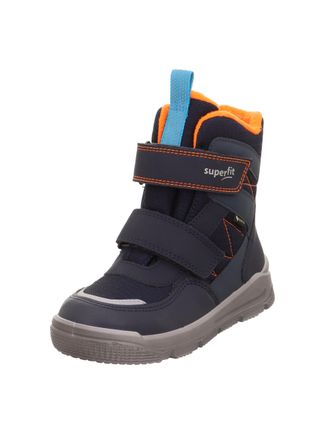 Superfit Jungen Mars Warm Gefütterte Gore-tex Blau/Orange 8000 Stiefel, Blau Orange 8000, 37 EU