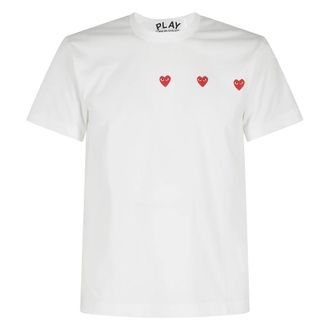 Comme Des Gar&ccedil;ons Homme, Tops, Blanc, Taille: M T-shirt &agrave; imprim&eacute; logo