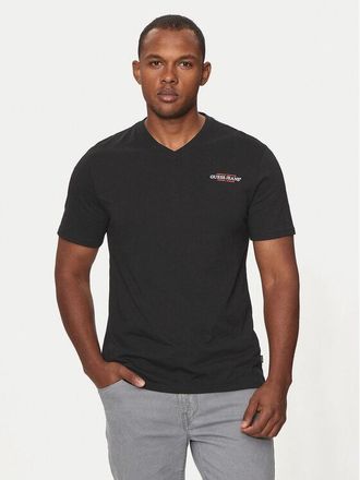 Guess T-Shirt M4YI50 K8HM0 Schwarz Slim Fit