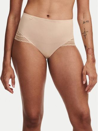 Chantelle Klassischer Damenslip mit hoher Taille Impressio C11XC5 Beige