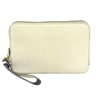 Ferragamo unisex, Pre-owned, Beige, Taille: ONE Size Sac pochette Pre-owned