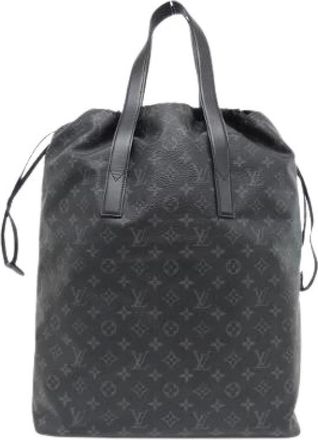 Louis Vuitton Sac cabas Monogram Eclipse Pre-owned - Homme - Pre-owned - Noir - Taille: ONE Size