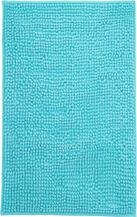 Brandsseller Moderne Chenille Badmatte Duschmatte Badeteppich im Shaggy Style (50x80 cm, Aqua)