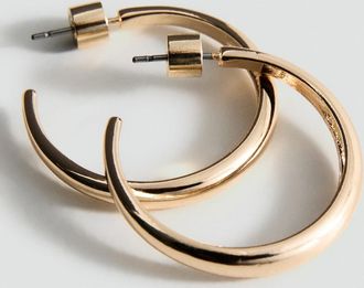 Mango Kreolen gold - Damen - Einheitsgr&ouml;&szlig;e - MANGO