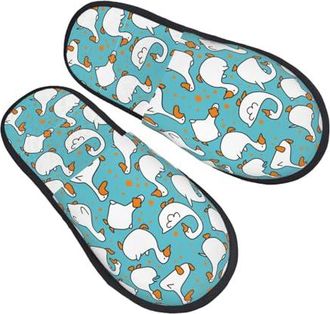 Generic Oie Rigolote De Dessin Anim&eacute; Unisexe Pantoufles Confortable Chaussons Respirantes Chaussures De Maison Pour Ext&eacute;rieur Int&eacute;rieur Hiver L