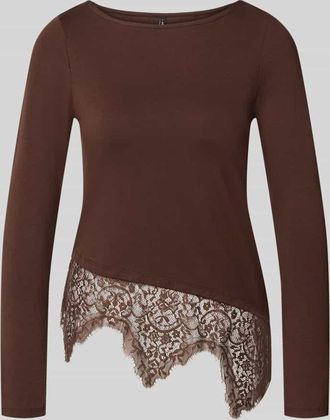 Only Slim Fit Langarmshirt aus Viskose-Mix Modell LAILA