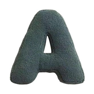 Generico Kissen mit Buchstaben des Alphabets, Heimdekoration aus Baumwolle, elegantes Monogramm-Spielzeug, Kissen mit Initialbuchstaben, dekoratives Notizkisse