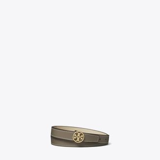 Tory Burch Damen Glatter Miller Wendegürtel, 2,5 cm