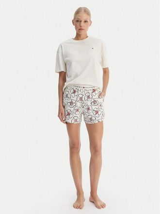 Tommy Hilfiger Pyjama UW0UW05760 Beige Regular Fit
