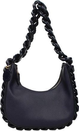 Stella McCartney Sac bandouli&egrave;re Frayme avec cha&icirc;ne - Femme - Sacs - Bleu - Taille: ONE Size