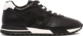 Hogan Homme, Chaussures, Noir, Taille: 38 EU H838 Low-Top Baskets