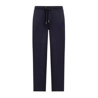 Moncler Monogrammierte Sweatpants - - Trousers - Herren - Blau - L