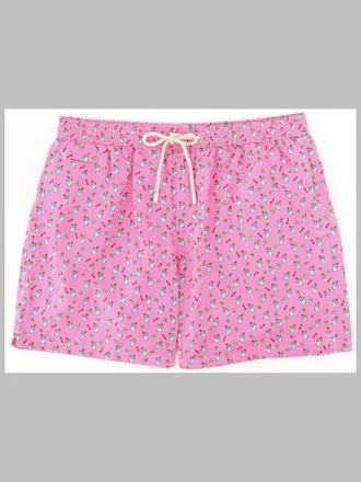 MC2 Saint Barth Fruit Print Swim Shorts - Pink
