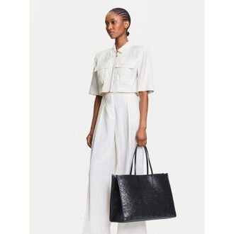 Tommy Hilfiger Handtasche Tommy Hilfiger Th City AW0AW17501 Dunkelblau