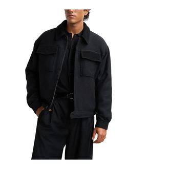 Filling Pieces Veste Varsity Box Noire Style &Eacute;l&eacute;gant - Homme - Vestes - Noir - Taille: XL