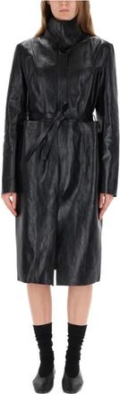 Our Legacy Verdeckter Mantel - - Coats - Damen - Schwarzk - S