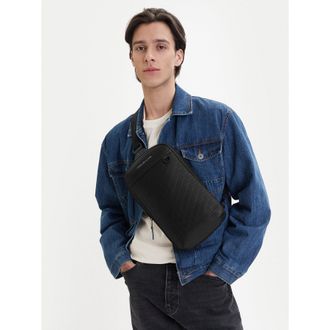Tommy Hilfiger Umh&auml;ngetasche Tommy Hilfiger Th Modern Slingpack AM0AM14024 Schwarz