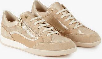 Geox Baskets en cuir m&eacute;lang&eacute;