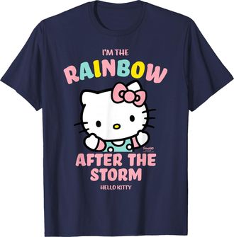 Hello Kitty Rainbow Sweet Cute Fun XOXO Classic Friendship T-Shirt