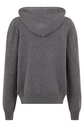 Maison Margiela Mens Hooded Sweater Grey Wool-Cashmere