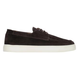 Estro & Luminara Schn&uuml;r-Mokassins - - Shoes - Herren - Braun - 42 EU