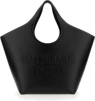 Balenciaga Womens Leather Tote Bag Mary-Kate Black Shoulder