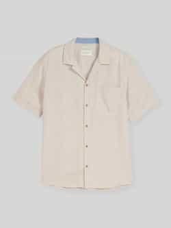 Tom Tailor Regular Fit Freizeithemd aus Leinen-Baumwolle-Mix