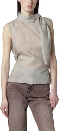 Our Legacy Femme, Tops, Gris, Taille: 40 FR Virtuous Top
