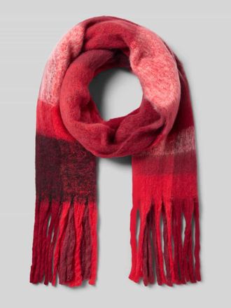 Kurt Beines Schal im Allover-Look mit Fransen