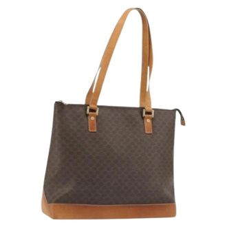 Celine Pre-owned Macadam Canvas Tote Bag - - Pre-owned - Damen - Braun - ONE SIZE
