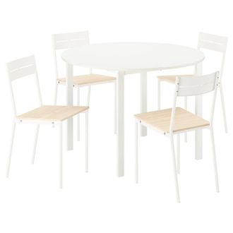 IKEA VIHALS / BUSL&Auml;TT Tisch und 4 St&uuml;hle