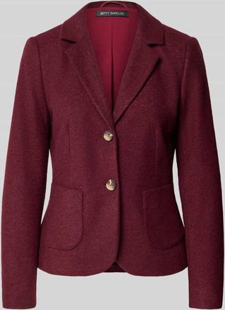 Betty Barclay Kurzblazer aus Wolle mit aufgesetzten Taschen