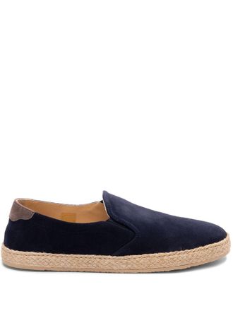 Brunello Cucinelli espadrilles en daim - Bleu