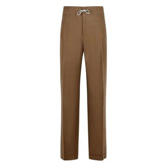 Maison Margiela Mohair- und Wollhose - - Trousers - Herren - Braun - S