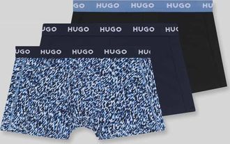 HUGO BOSS Trunks aus Baumwoll-Mix im 3er-Pack
