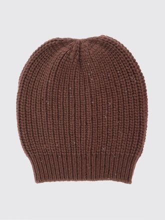 Brunello Cucinelli Beanie aus Kaschmir und Seide mit Pailletten