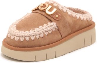 Mou Femme, Chaussures, Beige, Taille: 40 EU Bounce Clog Metal Logo