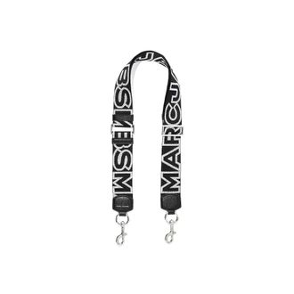 Marc Jacobs Femme, Accessoires, Noir, Taille: ONE Size The Thin Outline Logo Webbing Strap