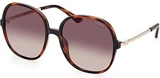Guess Femme GU7844 Lunettes de Soleil, Dark Havana, 59