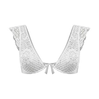 Del Maar Mulla Bikini Top - - Swimwear - Damen - Wei&szlig; - S