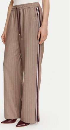 Liu Jo Stoffhose TF6148 T692A Hellbraun Regular Fit