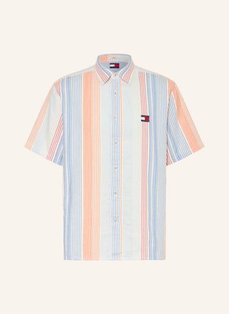 Tommy Jeans Kurzarm-Hemd Relaxed Fit orange