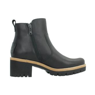 Panama Jack Schn&uuml;rstiefeletten mit Absatz - - Shoes - Damen - Schwarzk - 39 EU