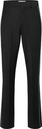 Philipp Plein Homme, Pantalons, Noir, Taille: XL Pantalon Tailleur Orn&eacute;
