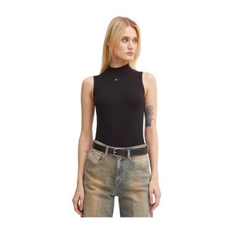 Diesel &Auml;rmelloses Top - - Tops - Damen - Schwarzk - L