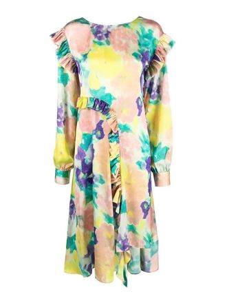 Remain Robe Au Genou - Multicolore