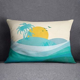 Questo Casa Dekorativer Kissenbezug, Kissenbezug, Heimdekoration, für Sofa, Café, Größe: 35 x 50 cm, entworfen und hergestellt in der Türkiye